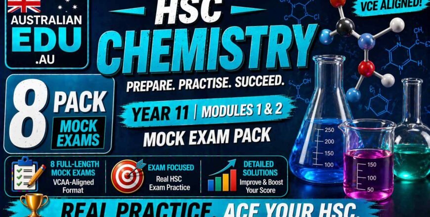 HSC Chemistry Preliminary Year 11 – 8 Practice Pack – Australian Edu