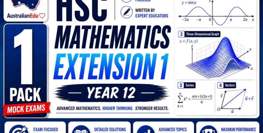 HSC Mathematics Extension 1 Year 12 – 1 Mock Pack – Australian Edu